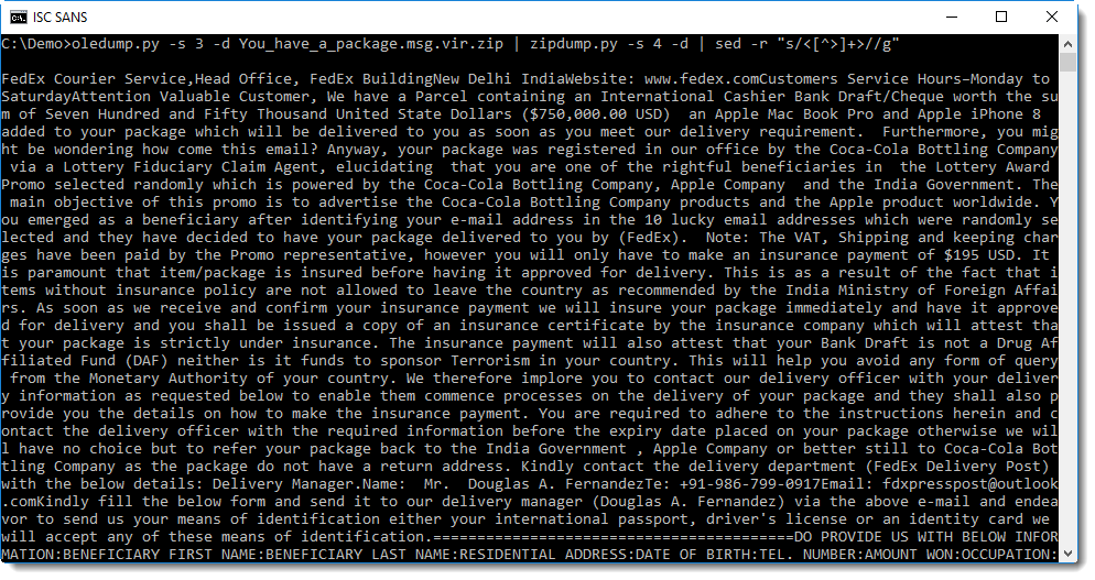 InfoSec Handlers Diary Blog